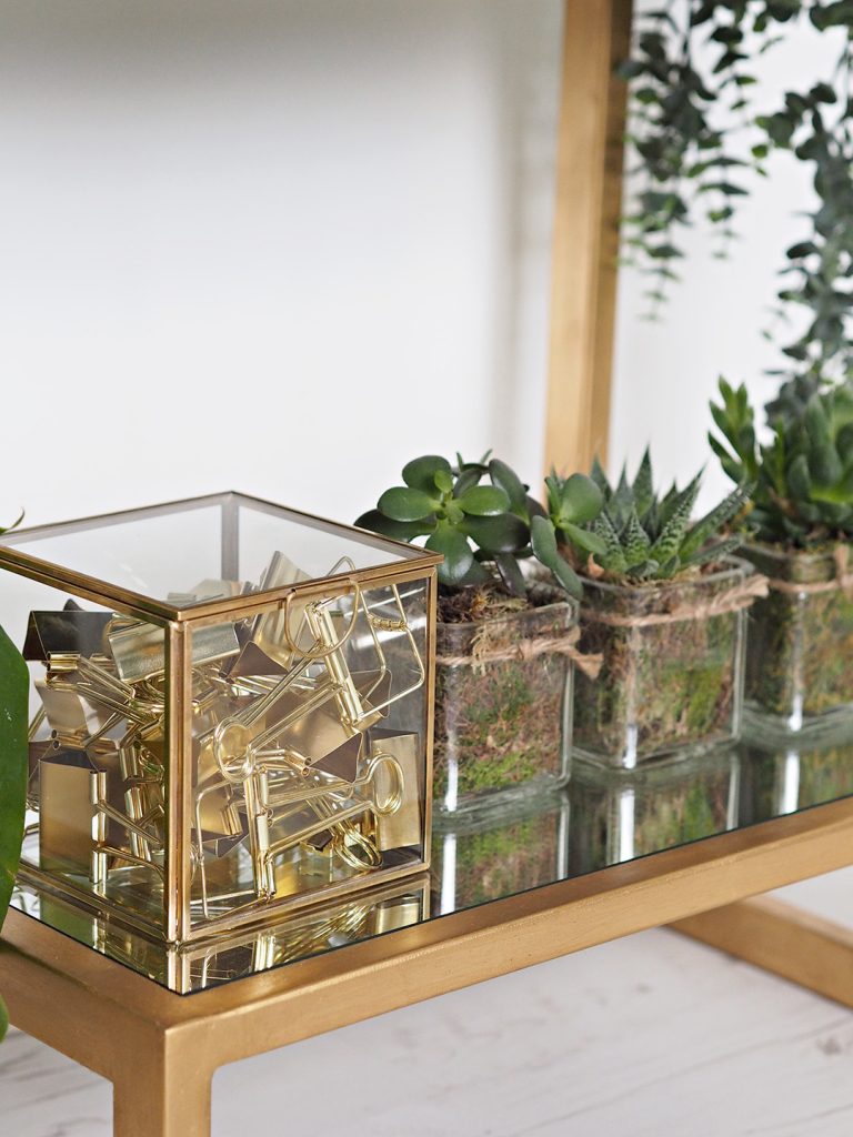 How To Style A Gold Side Table | Lust Living