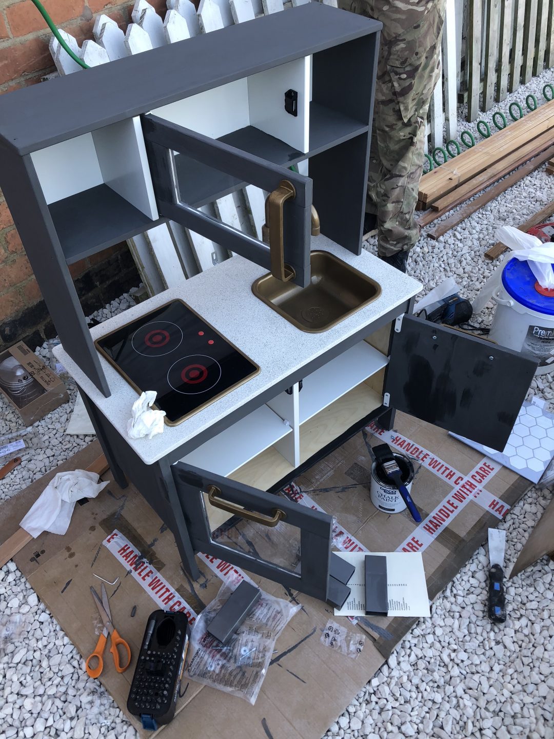 DIY Kid’s Play Kitchen Upcycling Hack | Lust Living